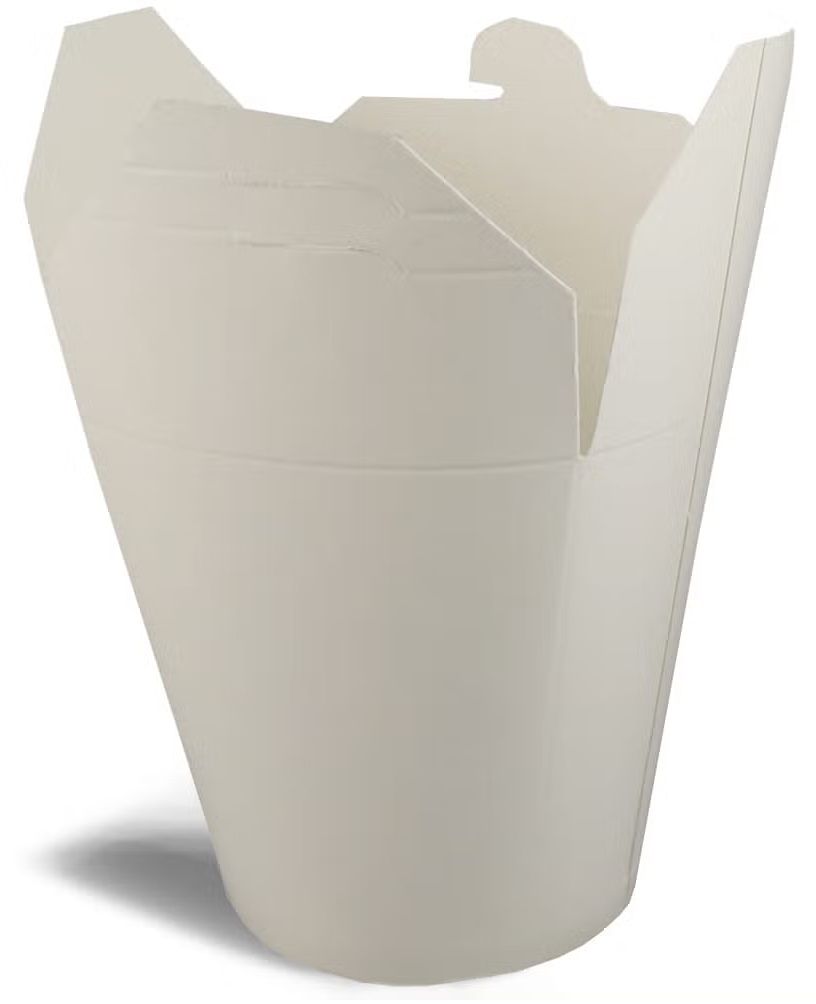 Fold-Pak SmartServ White Plain Food Pail, 16 Ounce -- 500 per case