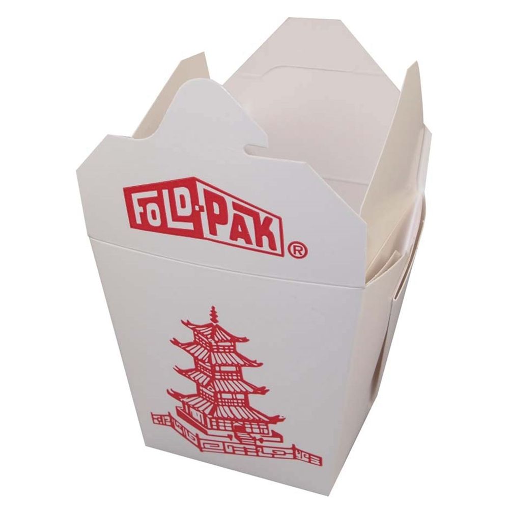Fold-Pak Pagoda Food Pail without Wire, 64 Ounce Capacity -- 150 per ...