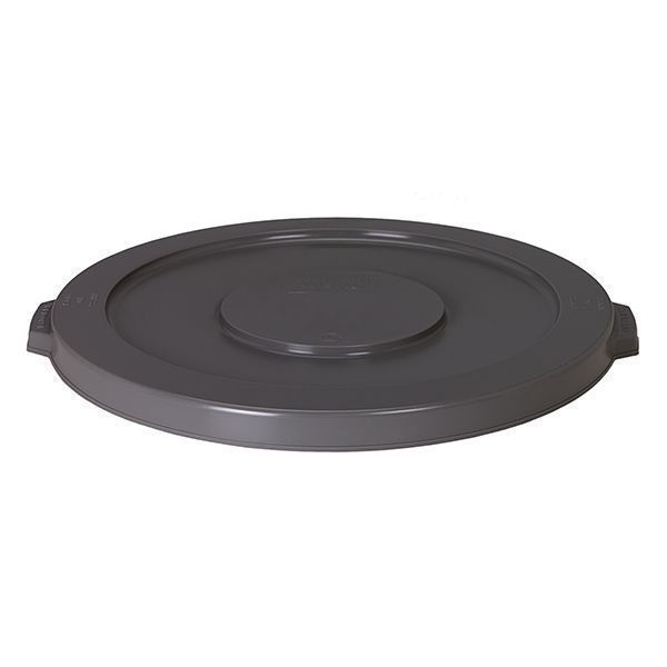 American Plastics Huskee Grey Round Flat Receptacle Lid for 32 Gallon ...