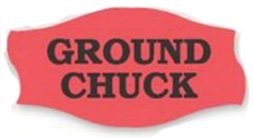 Epsen Hillmer Graphics Red Ground Chuck Label | FoodServiceDirect