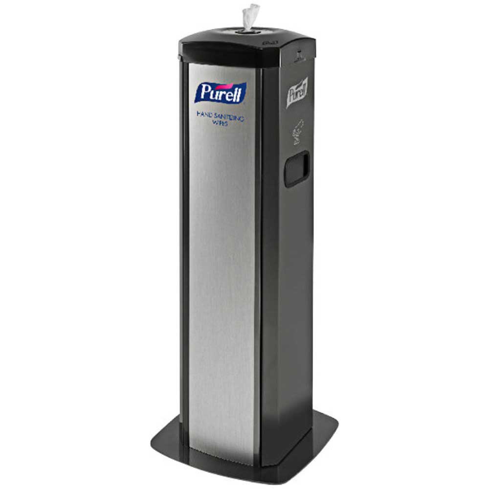 Purell DS360 Black Silver Rectangular High Capacity Hand Sanitizing ...