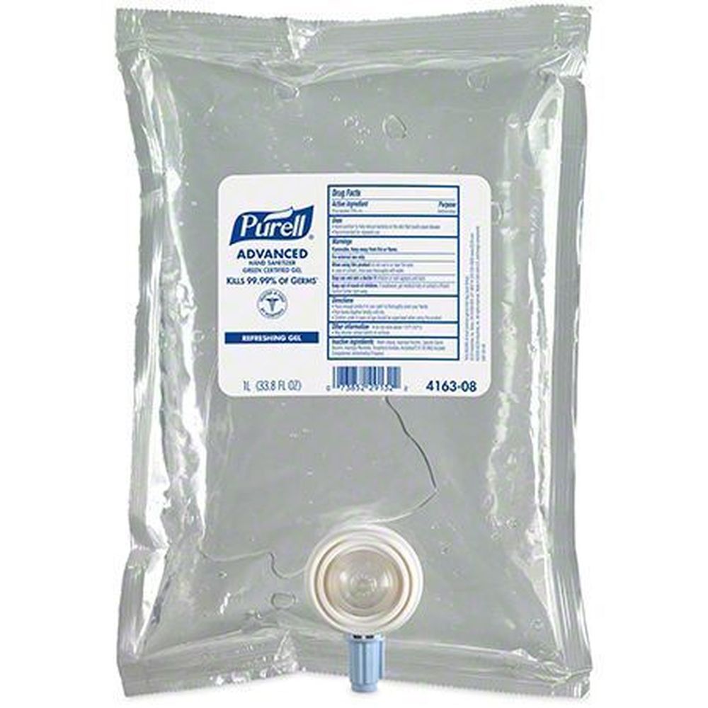 Purell Advanced Green Certified Gel Hand Sanitizer, 1000 Milliliter ...