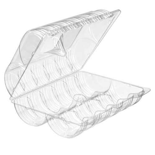 Inline Plastics Clear Polyethylene Terephthalate Rectangular Hinged 1 ...