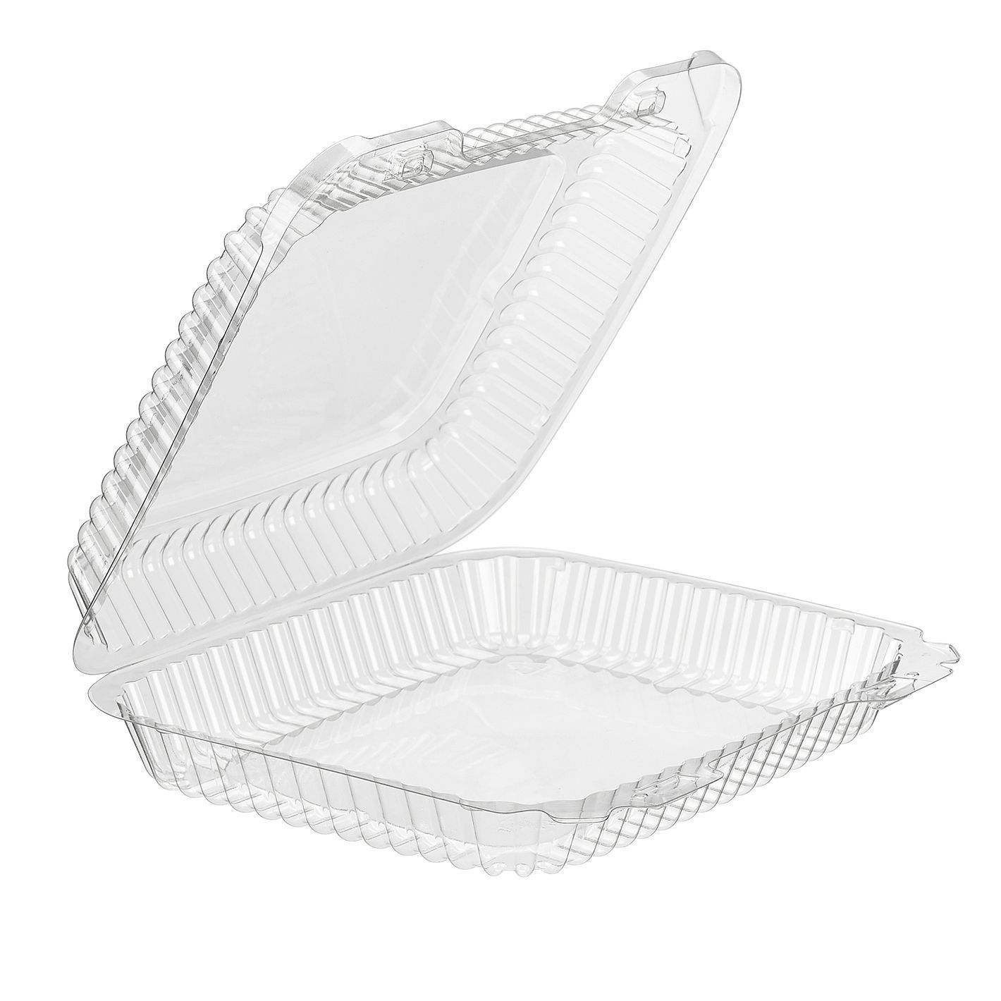 Inline Plastics Essentials ValuPack Clear PETE Container, 7 7/8 x 6 3/4 ...