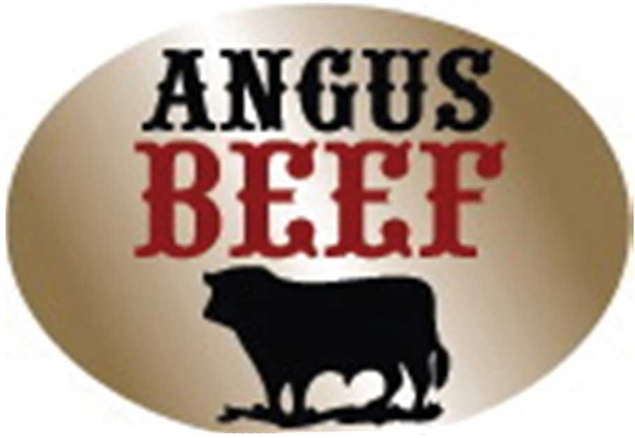 Advanced Labeling Systems Angus Beef Gold Foil Label | FoodServiceDirect