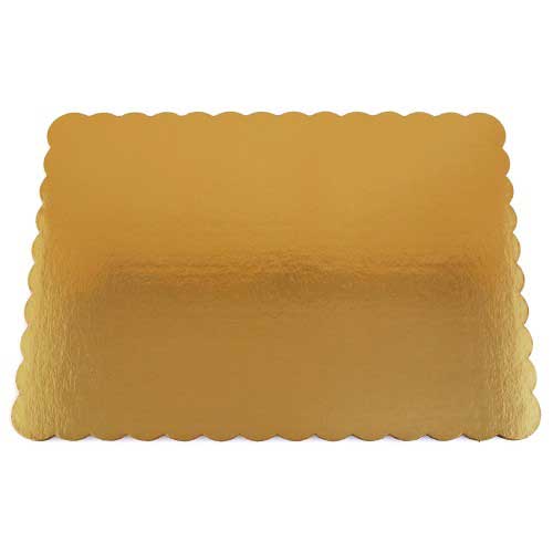 Menasha Gold Corrugated Paper 1/4 Sheet Cake Pad | FoodServiceDirect