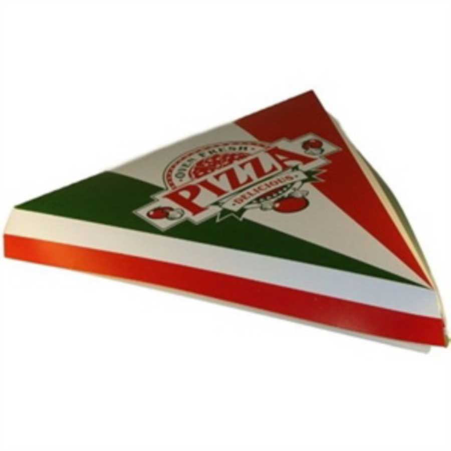Specialty Quality Packaging Two Color Pizza Slice Clamshell Box -- 200 ...