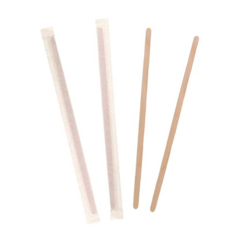 Prime Source Green Source Natural Paper Wrapped Plastic Stirrer, 5.75 ...
