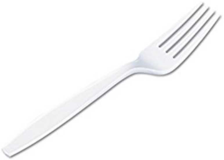 Bunzl Prime Source Extra Heavy White Fork Case | FoodServiceDirect