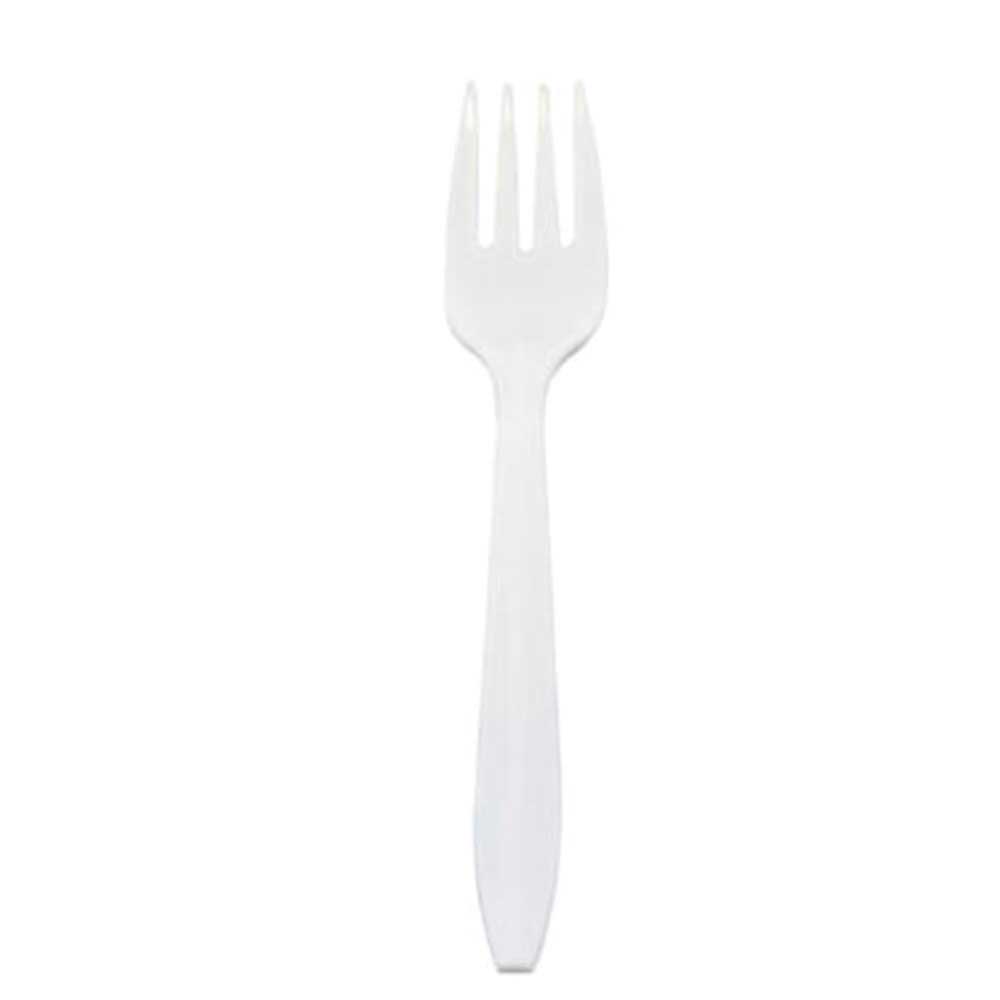 Prime Source Economy White Heavy Weight Polypropylene Fork ...