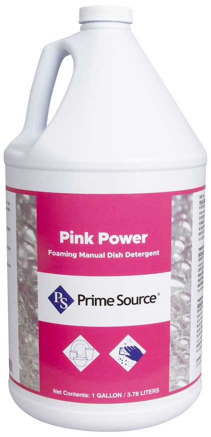 Midlab Prime Source Pink Power Dish Detergent, 1 Gallon -- 4 per case