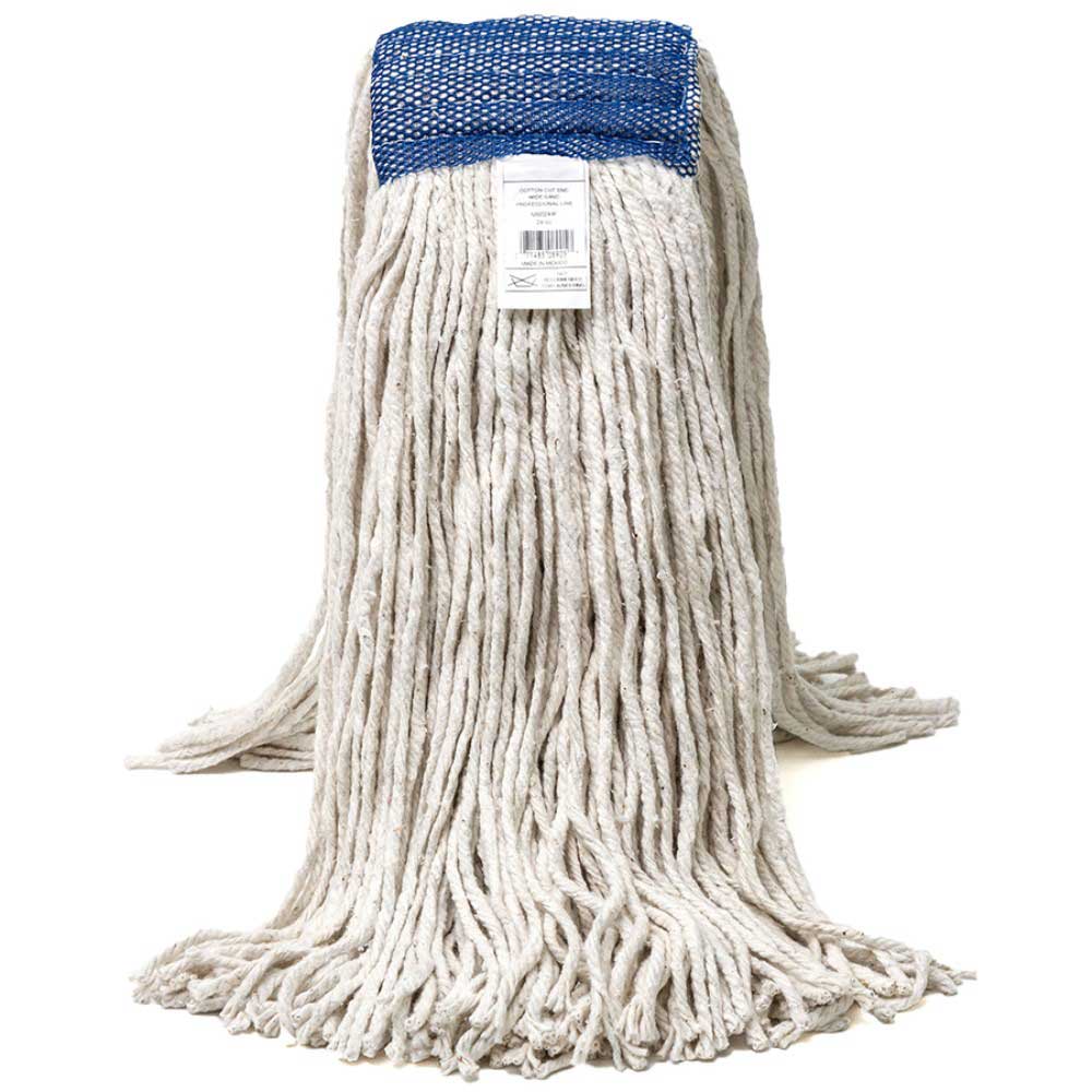 Prime Source Value Number 24 Natural Cotton Cut End Wide Band Mop ...
