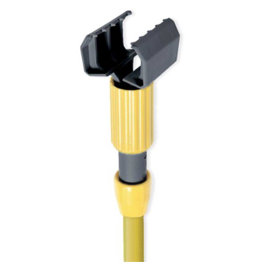 Prime Source Super Jaws Yellow Fiberglass Mop Handle, 60 inch -- 12 per ...
