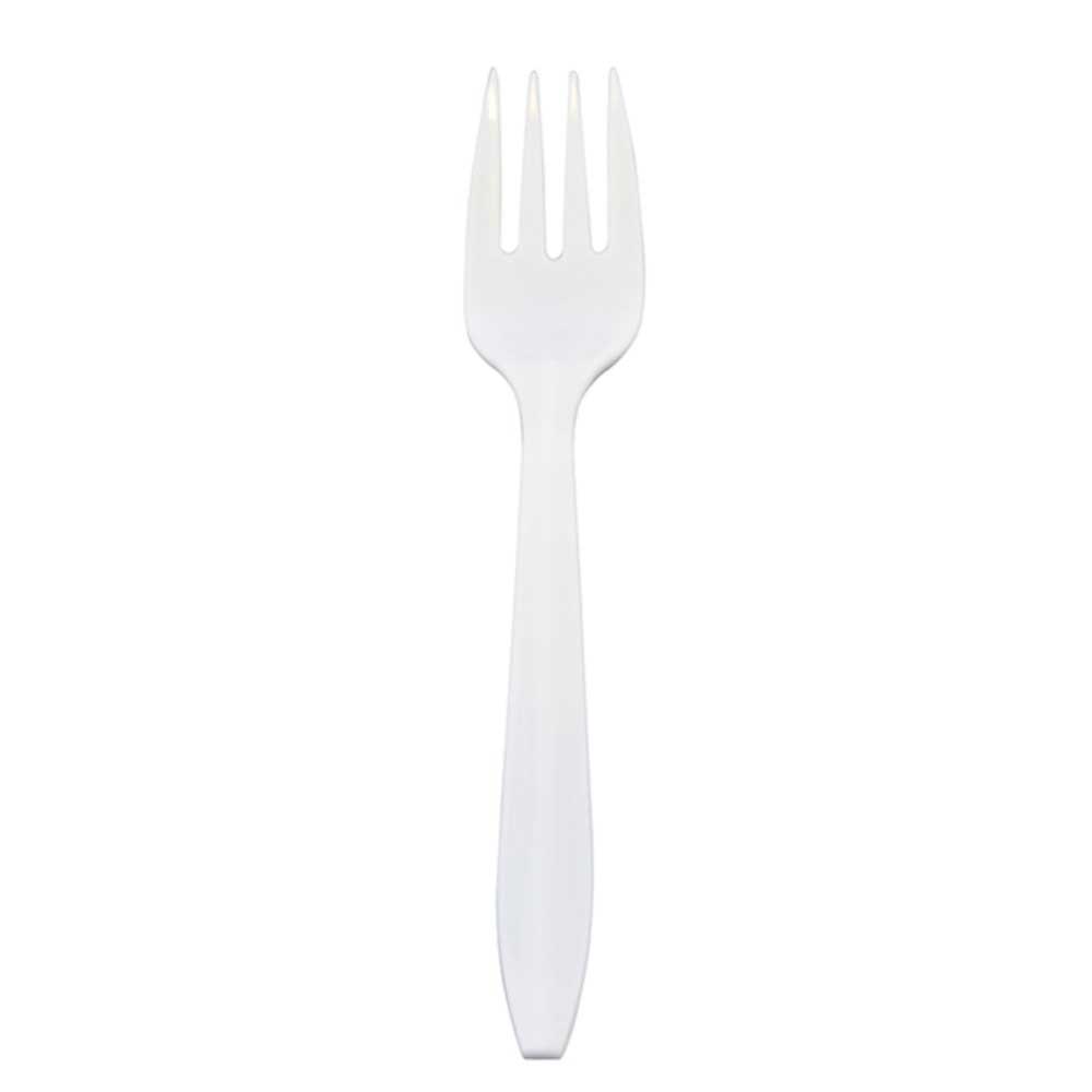 Prime Source White Heavy Weight Polystyrene Fork -- 1000 per case ...