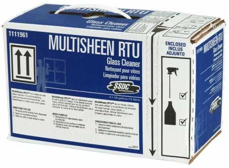 SSDC Multisheen Ready To Use Glass Cleaner | FoodServiceDirect