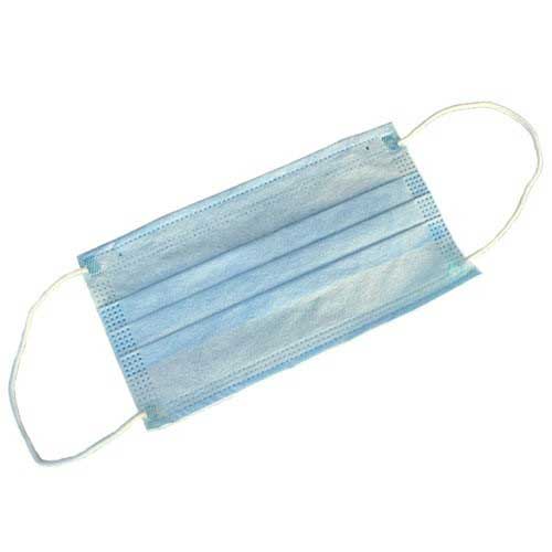 McCordick Glove and Safety Blue 3 Ply Disposable Standard Use Face Mask ...