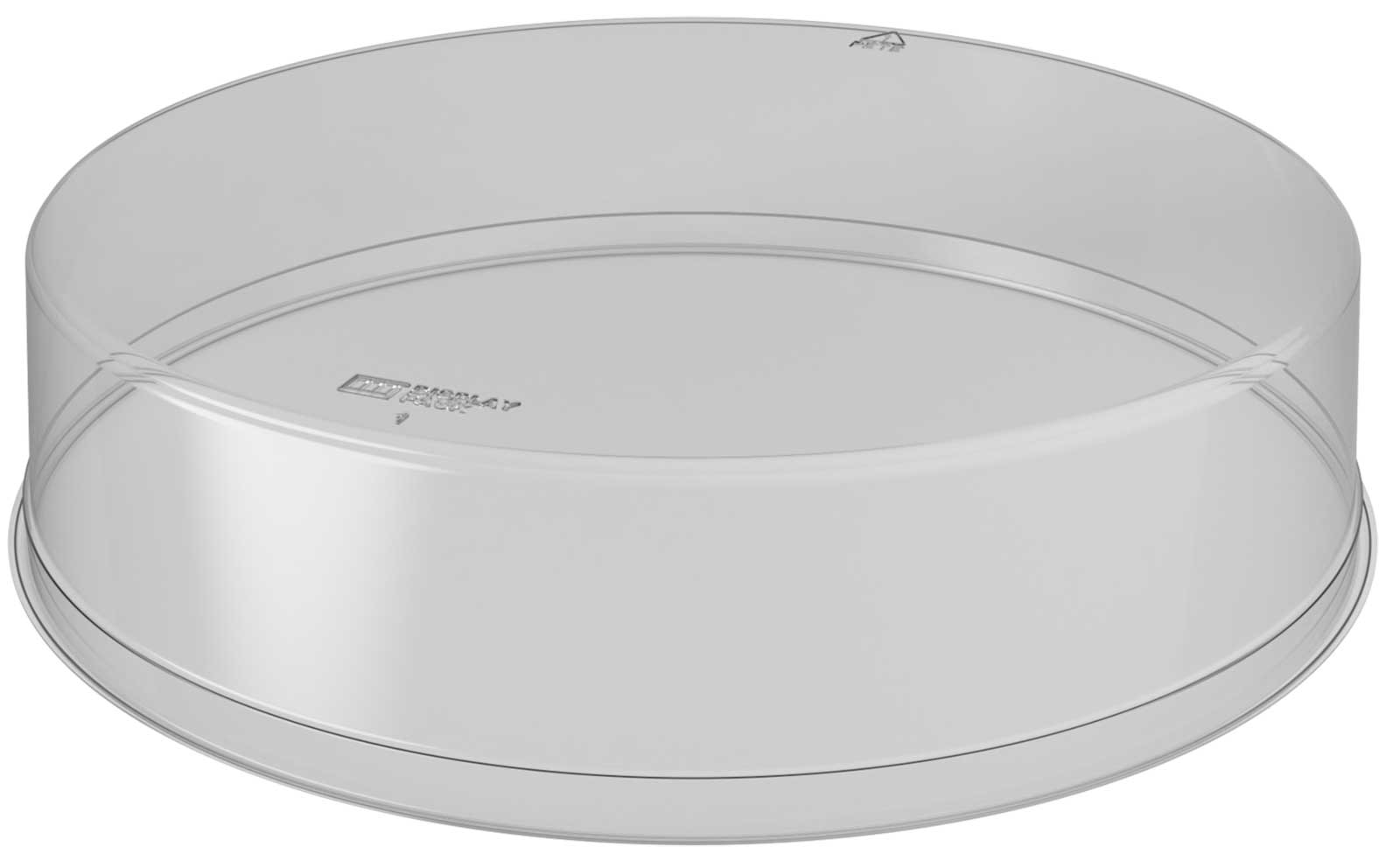 Display Pack Clear Round Lid for Cheesecake Tray, 9 inch -- 130 per case