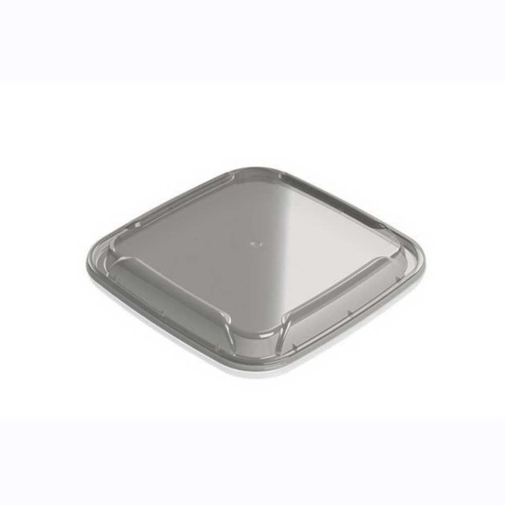 Aviva Plastics Clear Polypropylene Square Lid for 18 Ounce Container ...