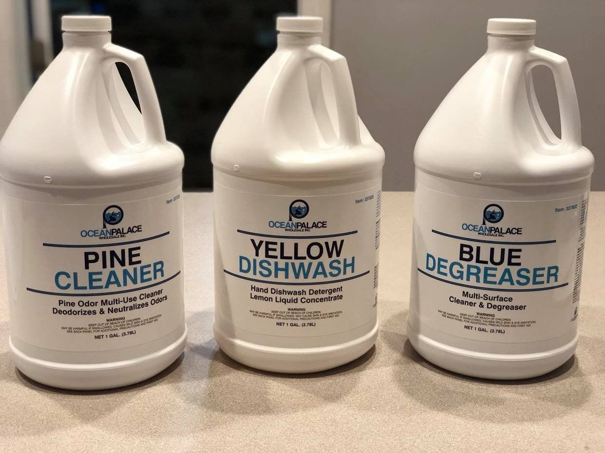 Ocean Palace Yellow Diswash Hand Diswash Detergent, 1 Gallon -- 4 per case.
