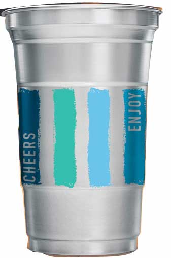 Ball Aluminum Everyday Logo Stocked Print Cup 24 Ounce Capacity 450 per case