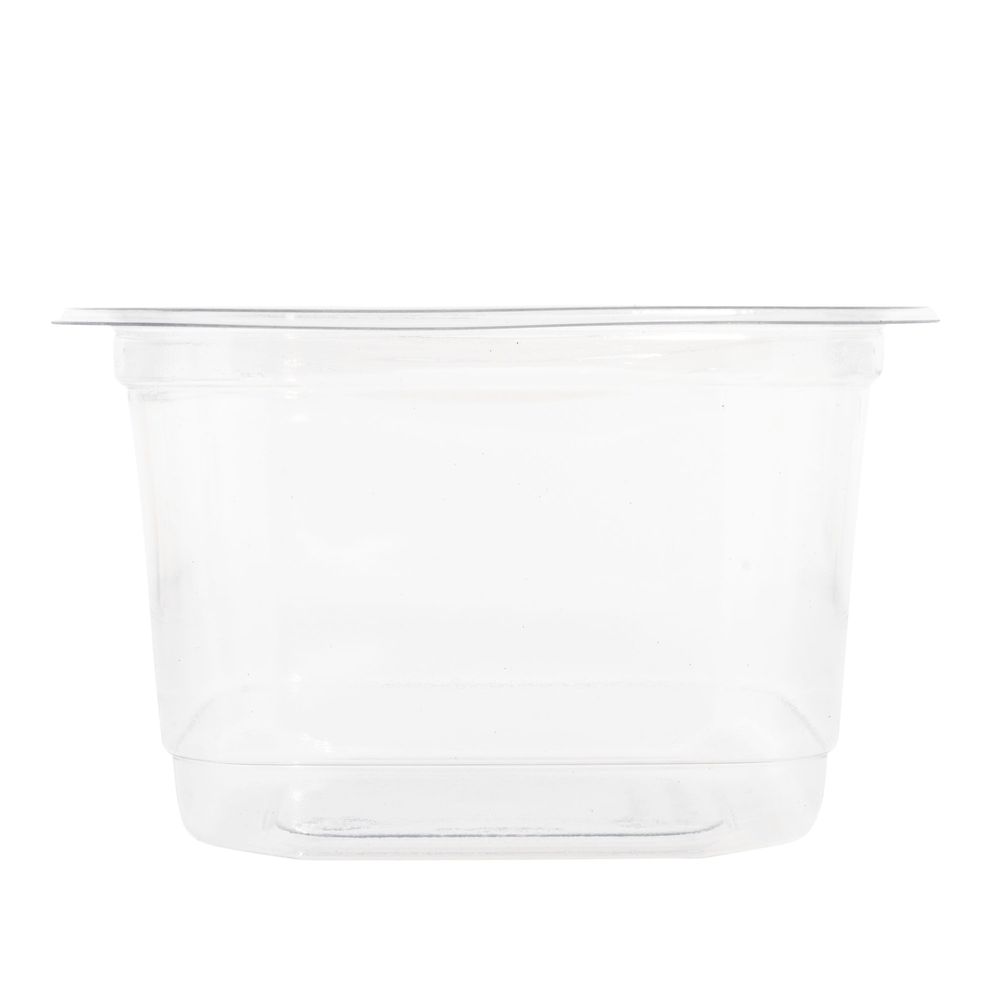EcoSystems Clear RPET Square Deli Container, 16 Ounce Capacity -- 600 ...