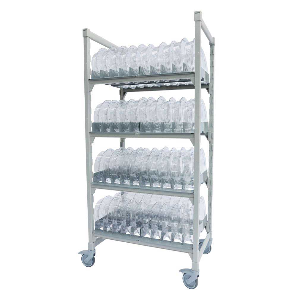Cambro Camshelving Premium Speckled Gray Plate Cover Drying and Storage ...