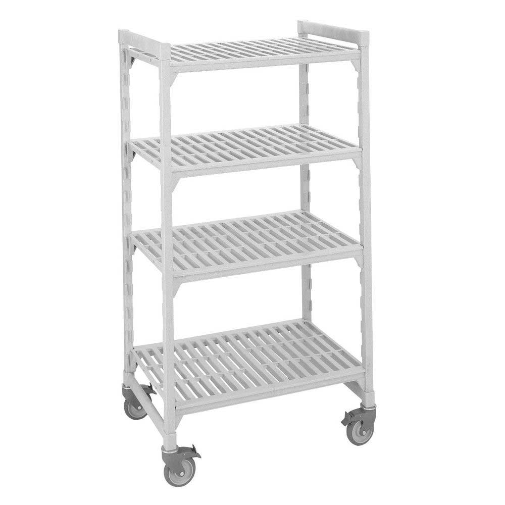 Cambro Camshelving Premium Speckled Gray 4 Vented Shelf Mobile Starter ...