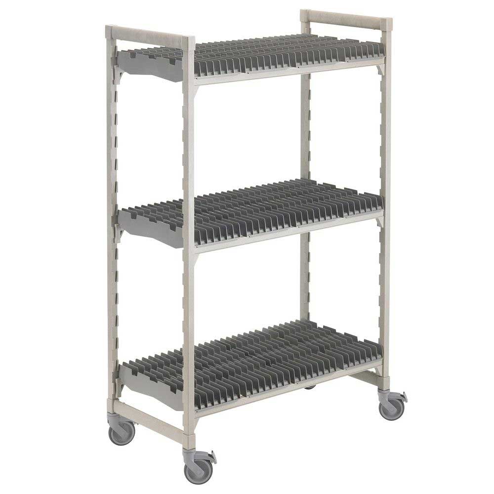 Cambro Camshelving Premium Speckled Gray Mobile Vertical Drying and ...