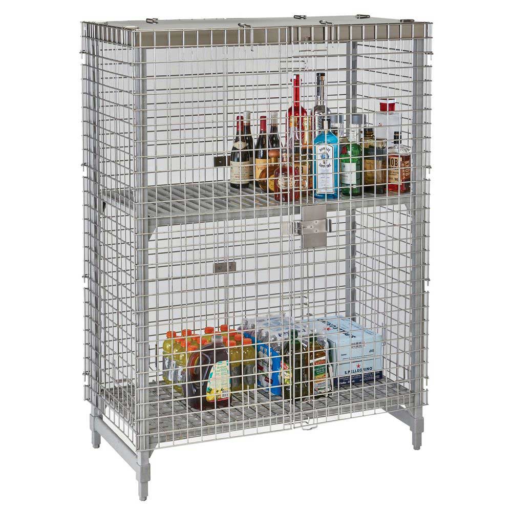 Cambro Camshelving Premium Speckled Gray Full Wrap Stationary Security ...