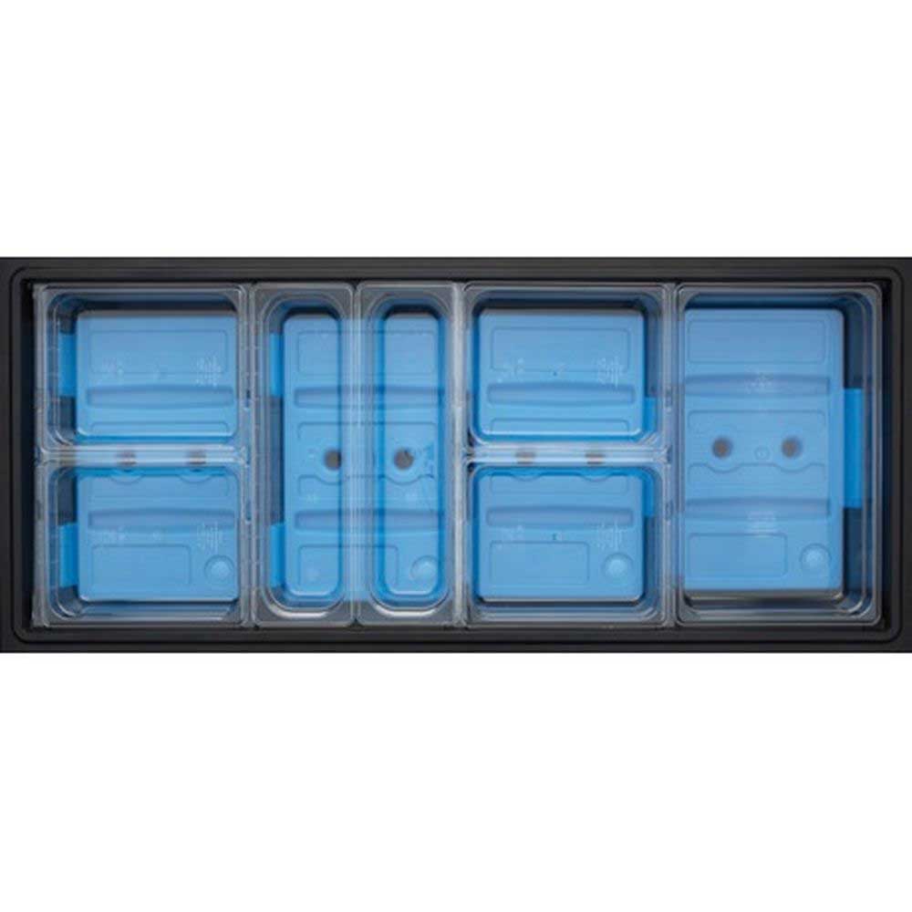 Cambro Navy Blue Tray Rail for 5 Feet Versa Food Bar / Work Table ...