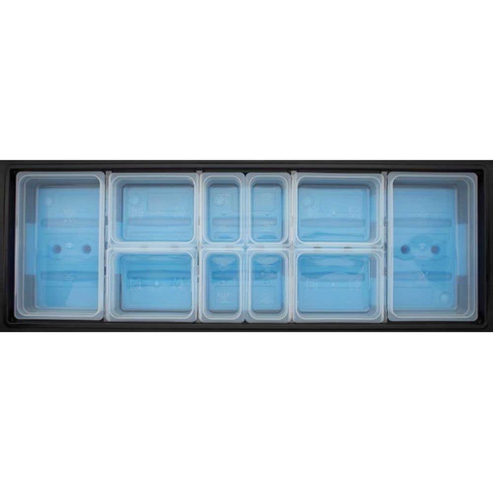 Cambro Kentucky Green Tray Rail for 6 Feet Versa Food Bar / Work Table