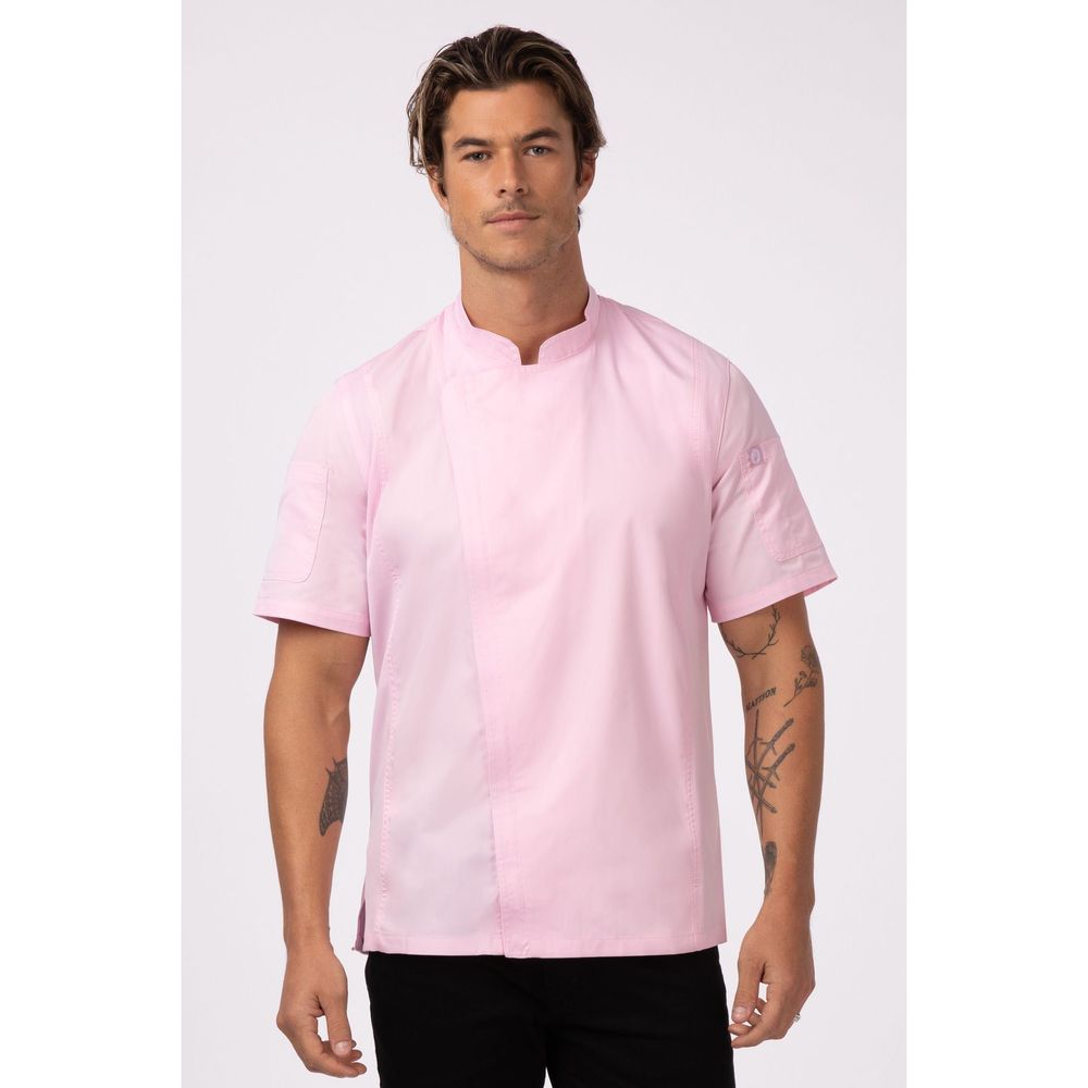 Chef Works Pink Extra Large Modern Fit Springfield Chef Coat for Men ...