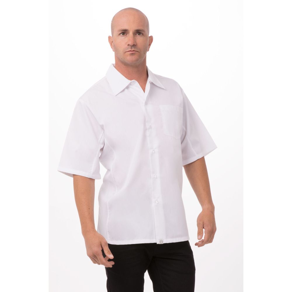 Chef Works White 3XL Classic Fit Cool Vent Cook Shirt for Unisex
