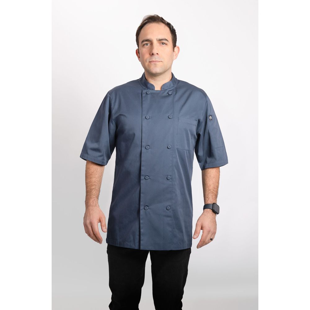 Chef Works Blue Extra Large Classic Fit Montreal Cool Vent Chef Coat