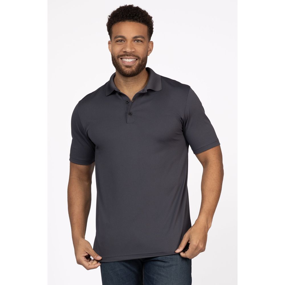 Chef Works Iron Gray Extra Large Formal Fit Collared Polo Shirt for Men