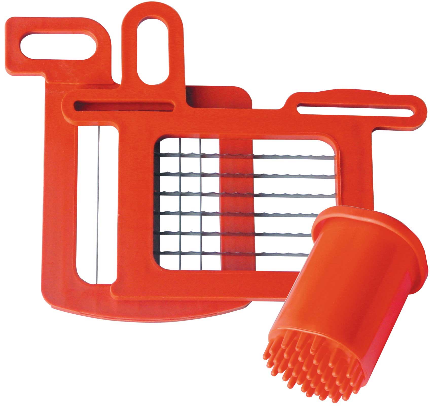 Dynamic Red Grid Set with Pusher for Dynacube Manual Dicer, 3/8 x 3/8 ...