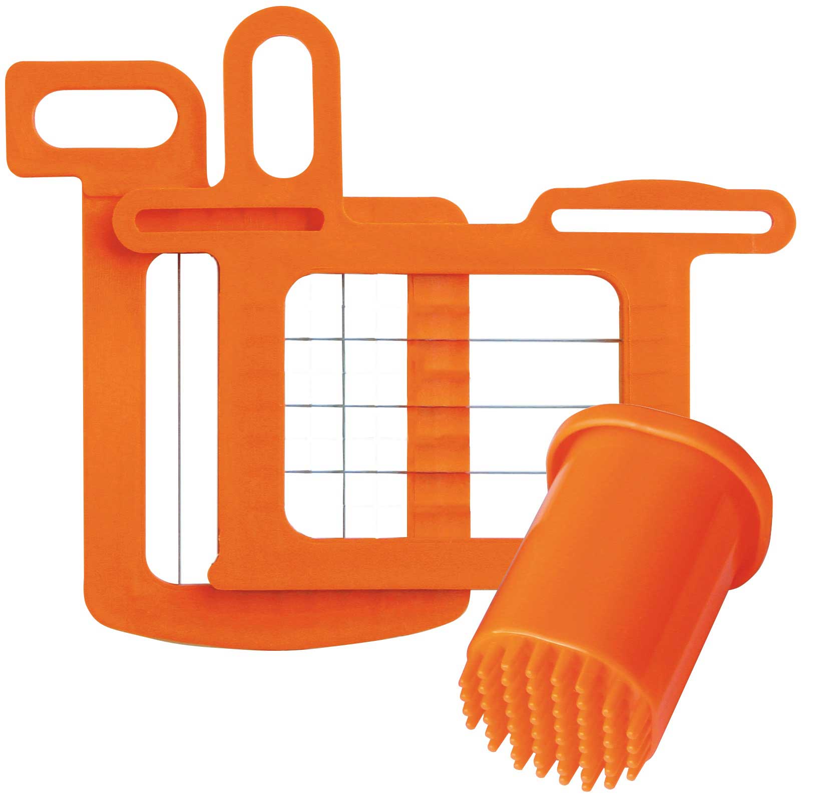 Dynamic Orange Grid Set with Pusher for Dynacube Manual Dicer, 3/4 x 3/ ...