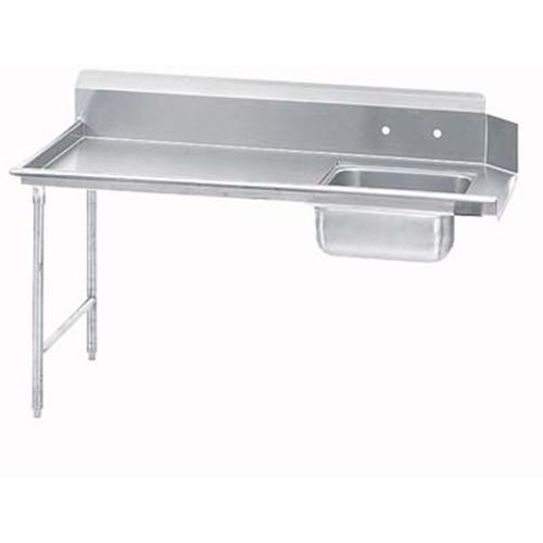 Spec-Line S30 Series Stainless Steel Soil Straight 6 Feet Dishtable Left.