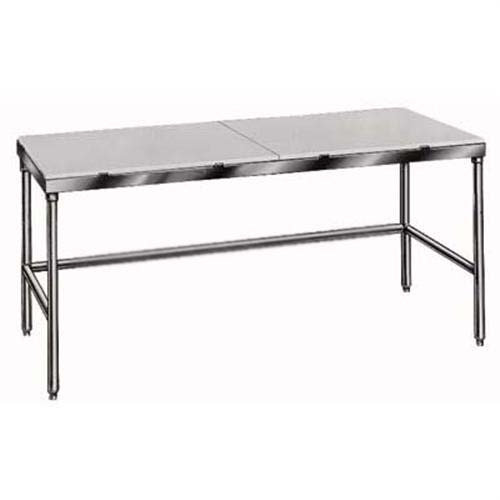 Poly-Top Flat Top Table with Tubular Base, 30 x 48 inch ...
