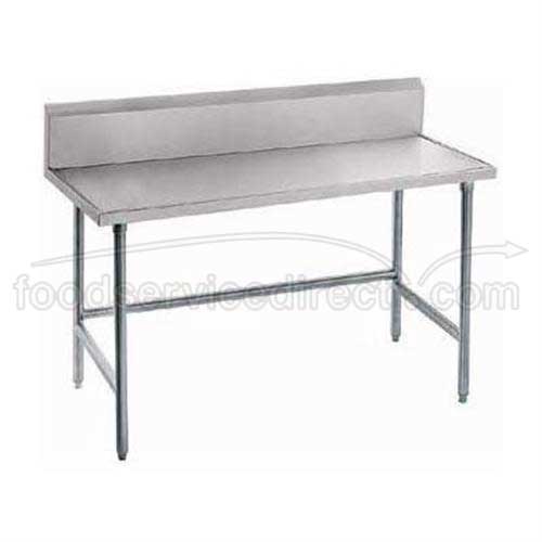 Spec-Line Stainless Steel Work Table, 10 inch Rear Splash With ...