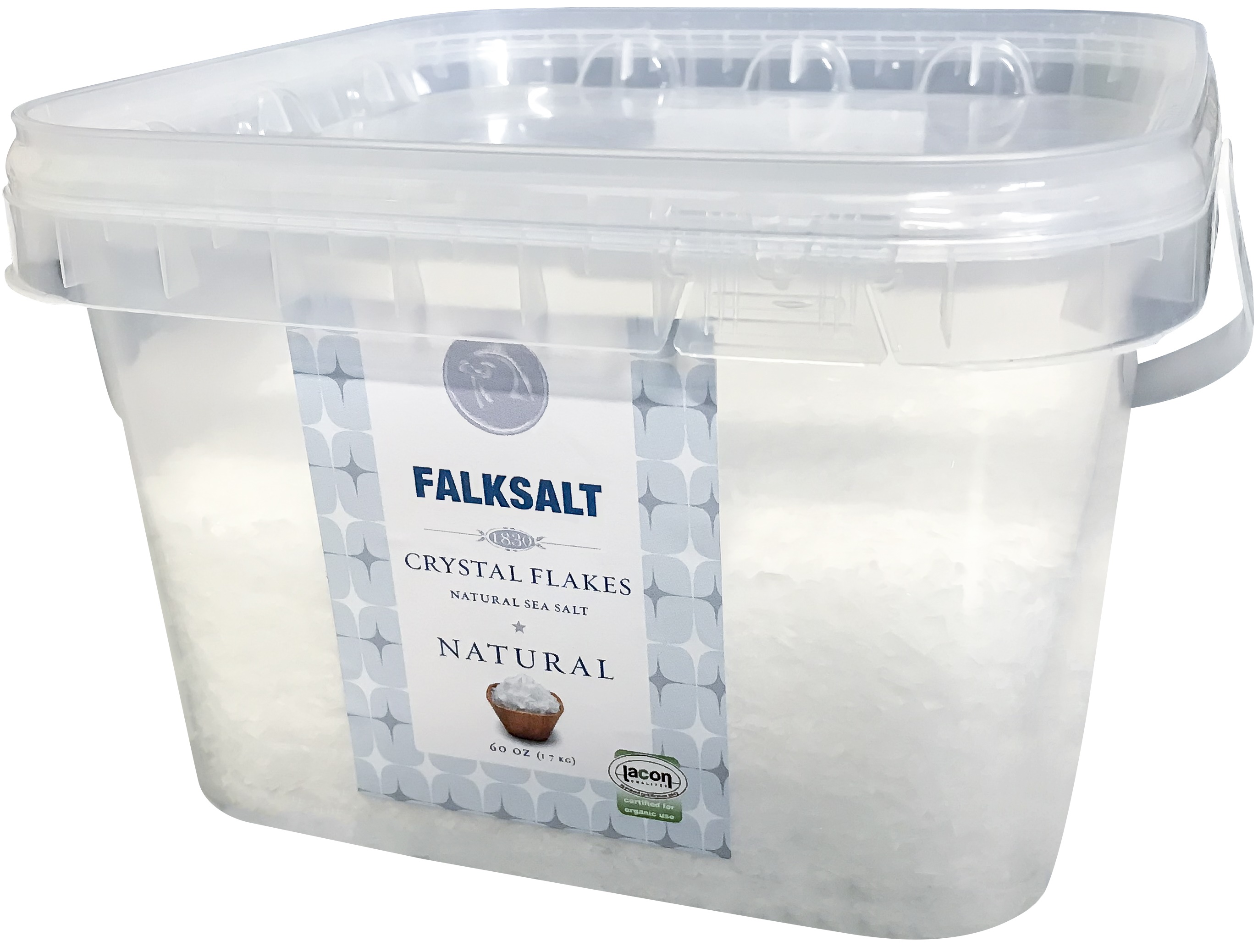 Falksalt Natural Crystal Sea Salt Baby Flakes, 3.3 Pound -- 1 each
