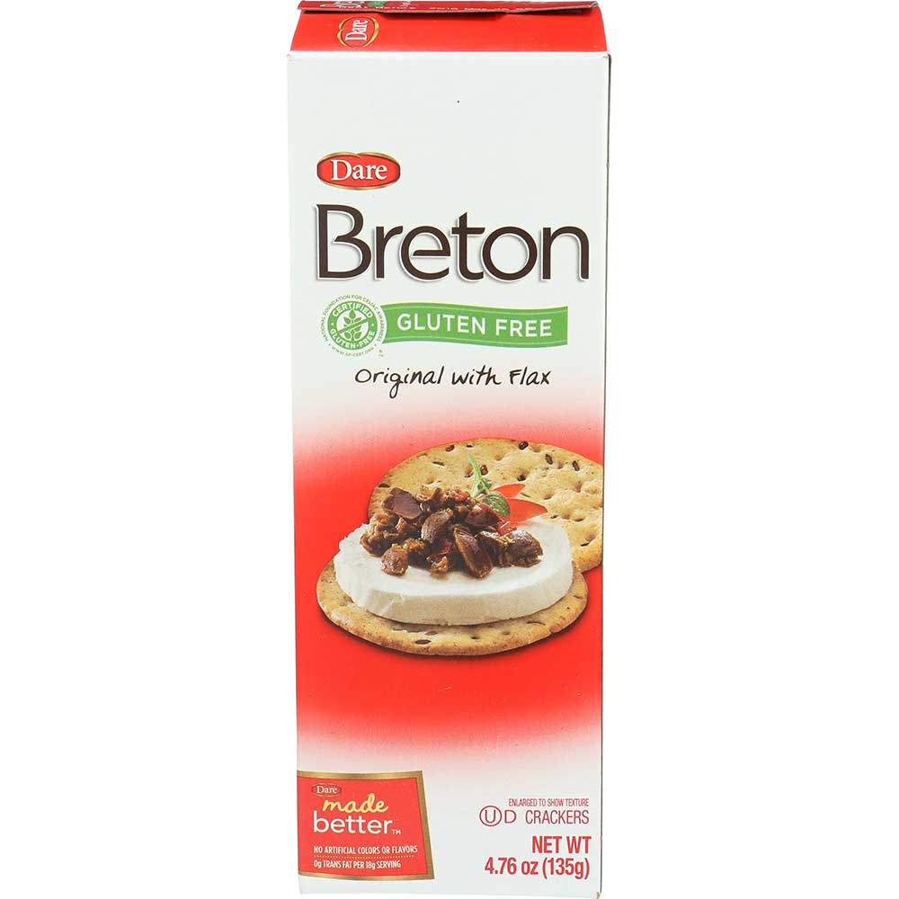 Breton Gluten Free Original with Flax Cracker Case | FoodServiceDirect