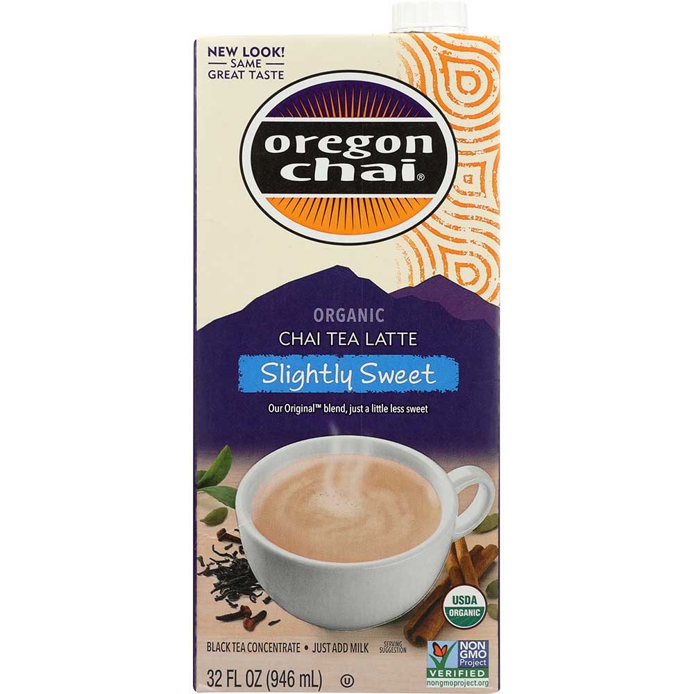 Oregon Chai Organic Slightly Sweet Original Chai Tea Lattte Concentrate ...