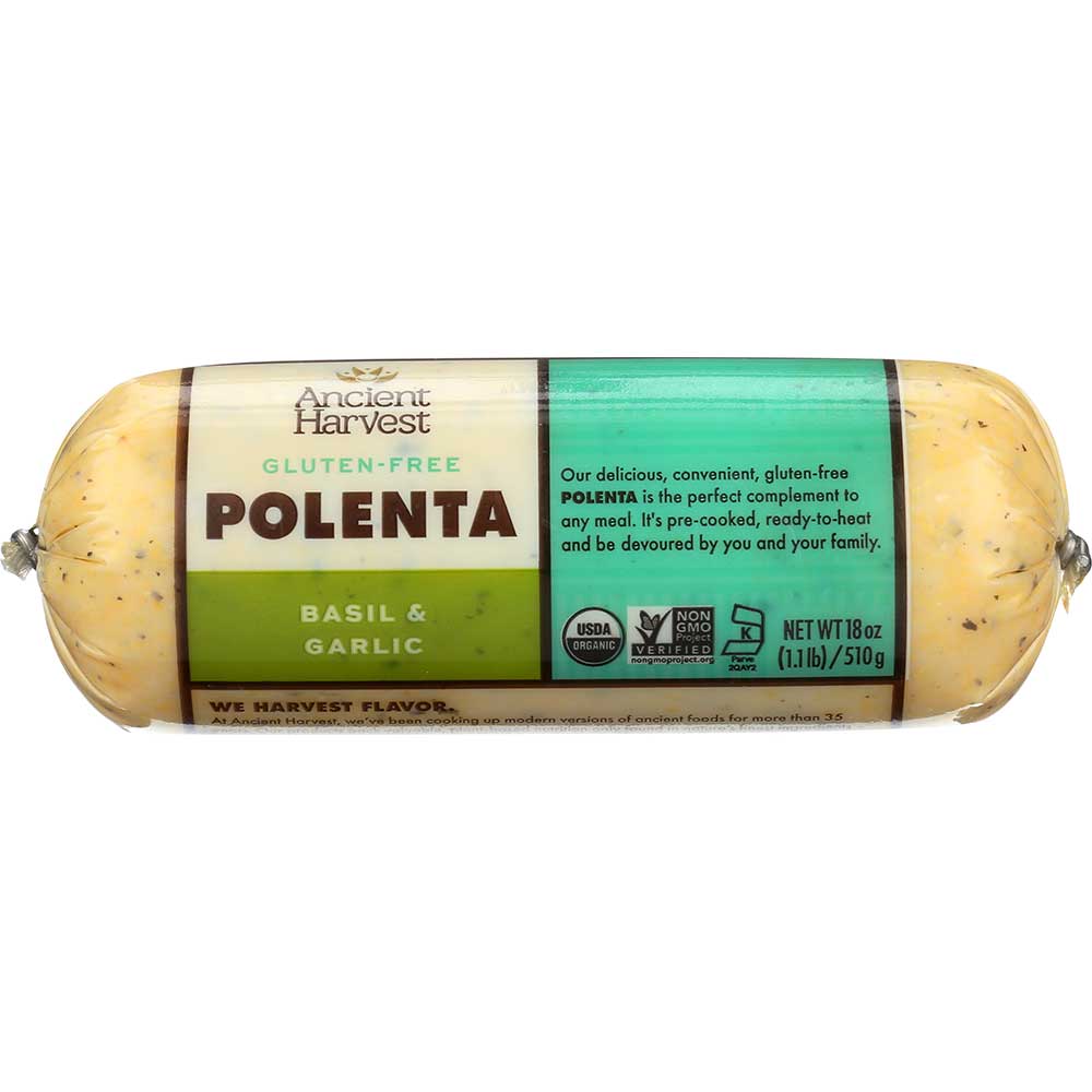 Food Merchants Organic Basil Garlic Polenta Case | FoodServiceDirect