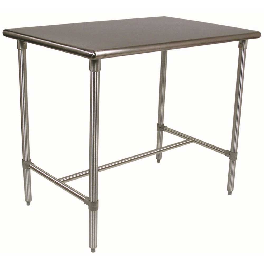 John Boos 16 Gauge Stainless Steel Cucina Classico Table, 48 x 30 x 36 ...