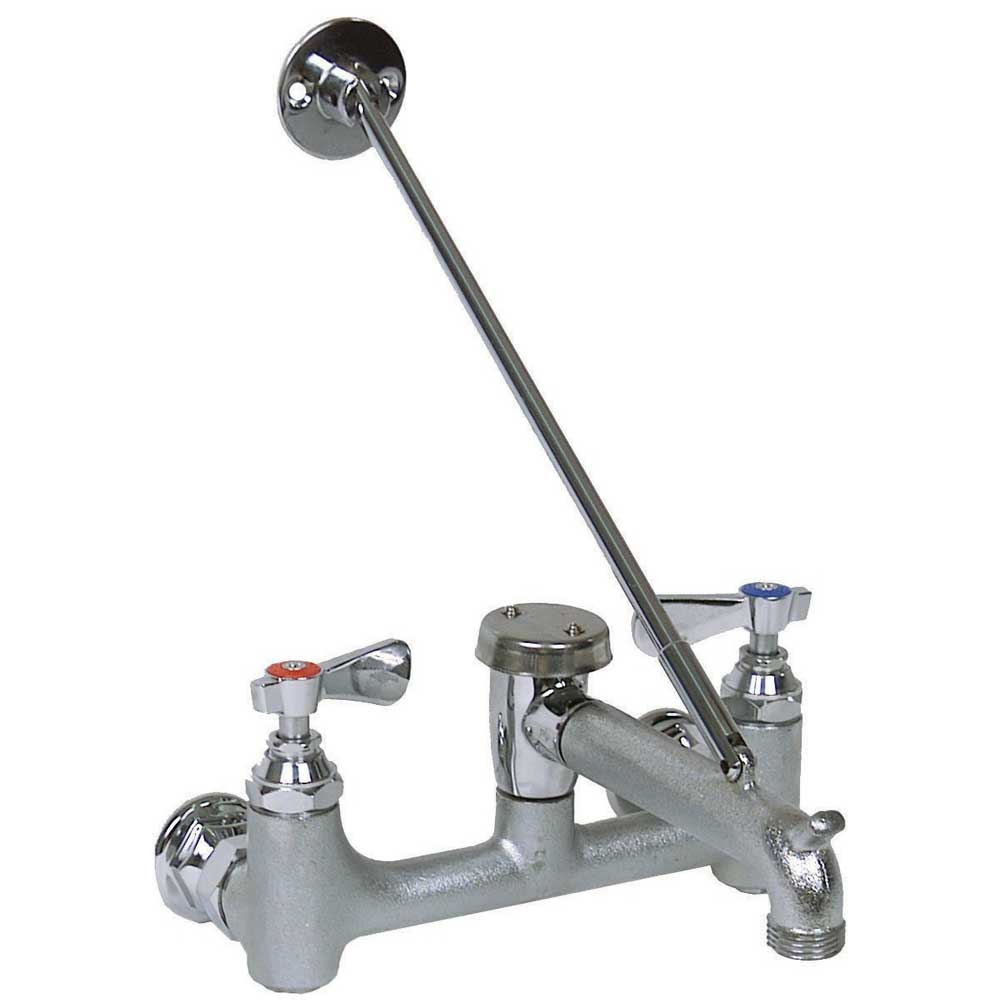 John Boos 8 inch on Center Wall Mount Faucet for Mop Sink with 6 inch ...