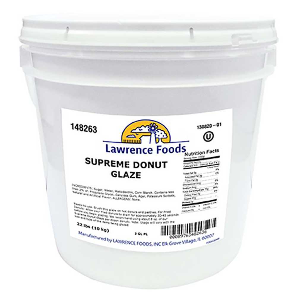 Lawrence Foods Supreme Donut Glaze | FoodServiceDirect