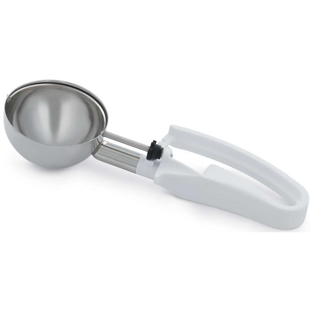 Vollrath Standard Length White Color Coded Size 6 Squeeze Disher, 4.7 ...