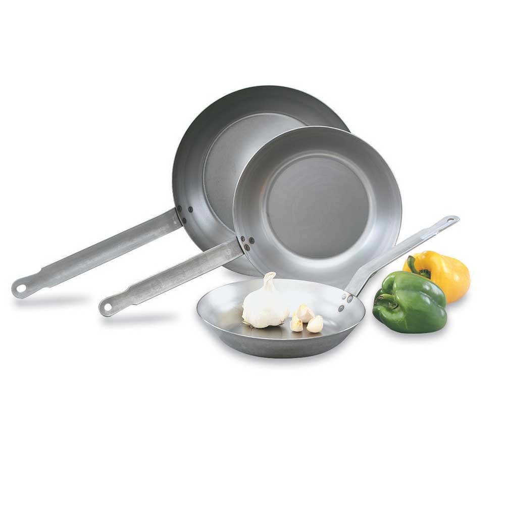 Vollrath French Style Carbon Steel Fry Pan, 12 1/8 inch -- 6 per case ...