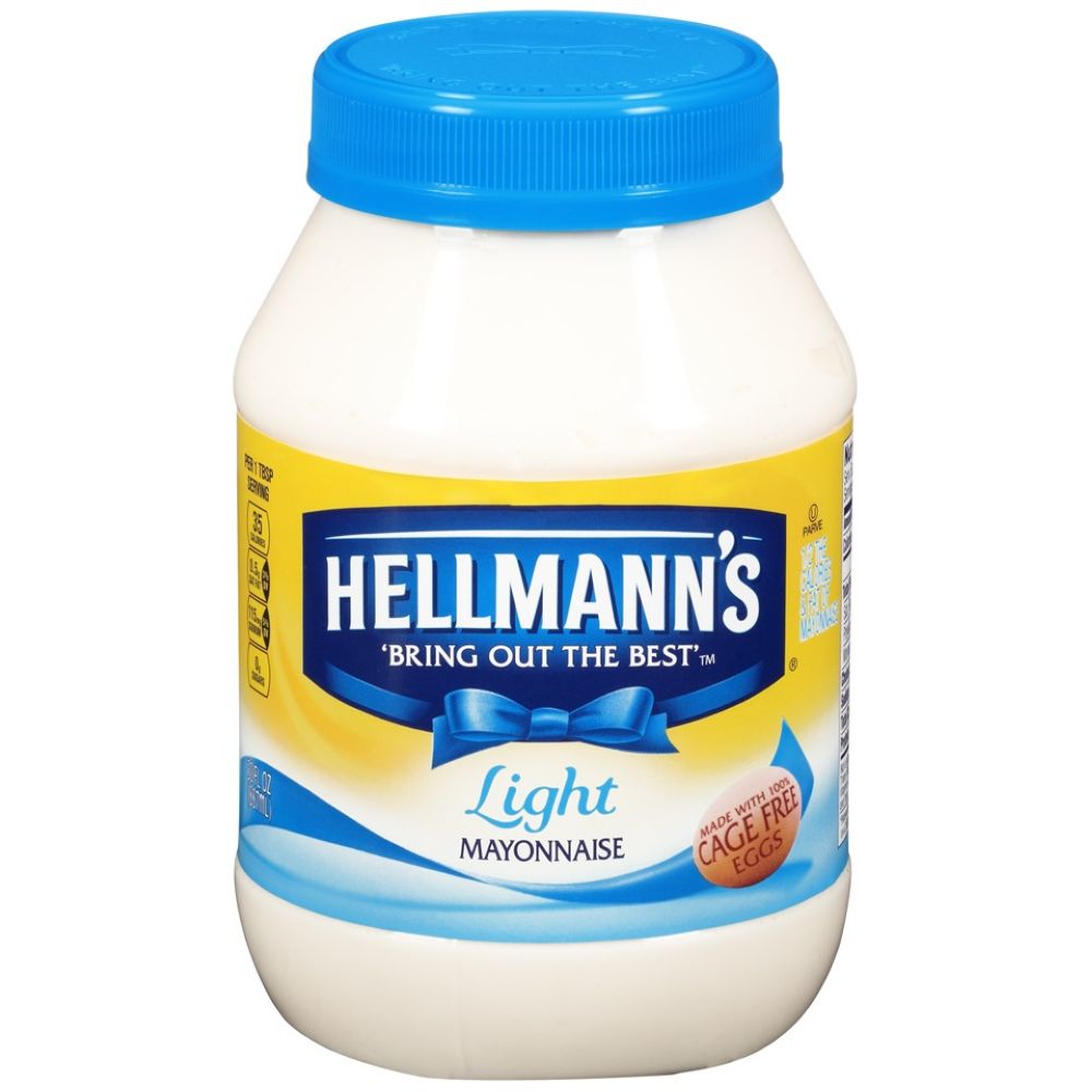 Hellmann's Light Mayonnaise, 30 Fluid Ounce -- 12 Per Case ...